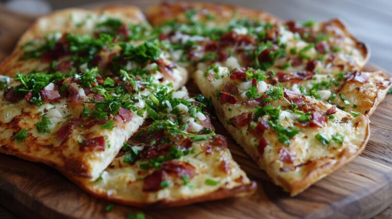 Flammenkuchen - Traditional German Flatbread Recipe - German Jax